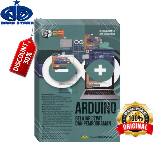 Jual Arduino Belajar Cepat dan Pemrograman ORIGINAL | Shopee Indonesia
