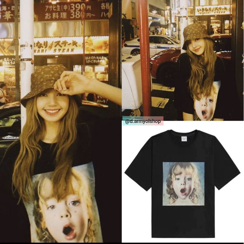 Jual OFFICIAL ADLV TSHIRT LISA BLACKPINK ARIANA GRANDE HA JI WON THE ...