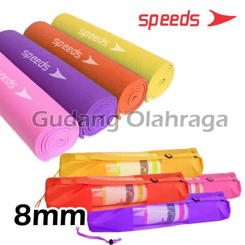 Jual Matras Yoga SPEEDS Tebal 8MM / Yoga Matt Bagus / Matras Senam ...