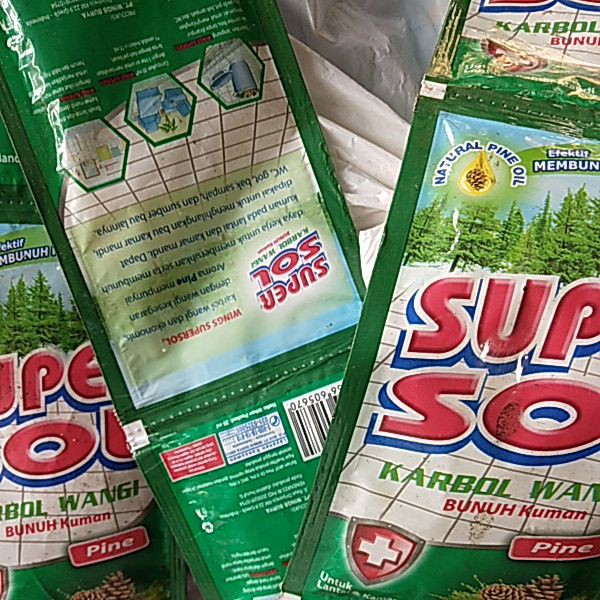 Jual Supersol Pembersih Lantai dan Kamar Mandi Sachet 25 ml - 12 pcs ...