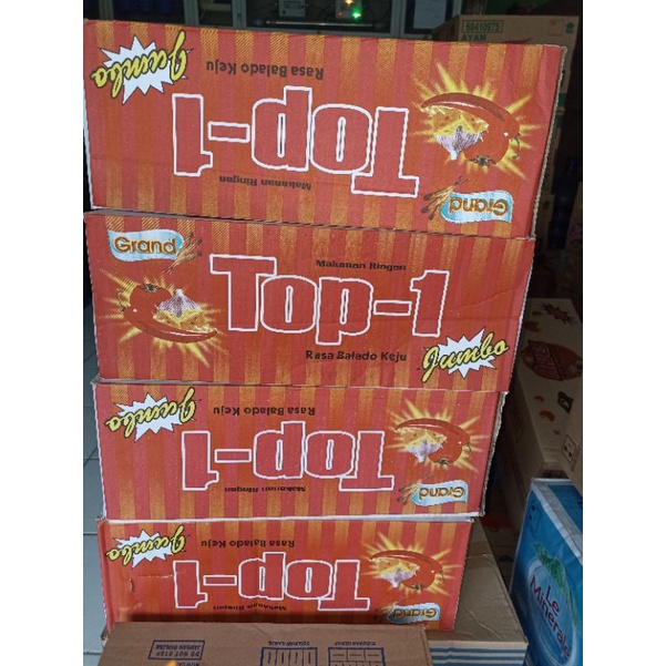 Jual snack top 1 one berhadiah uang tunai top 1 balado jumbo keju ...