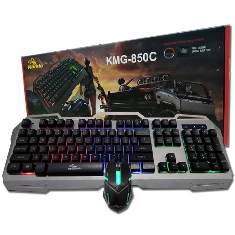 Jual Keyboard Mouse Gaming Komic KMG-850C RGB | Shopee Indonesia