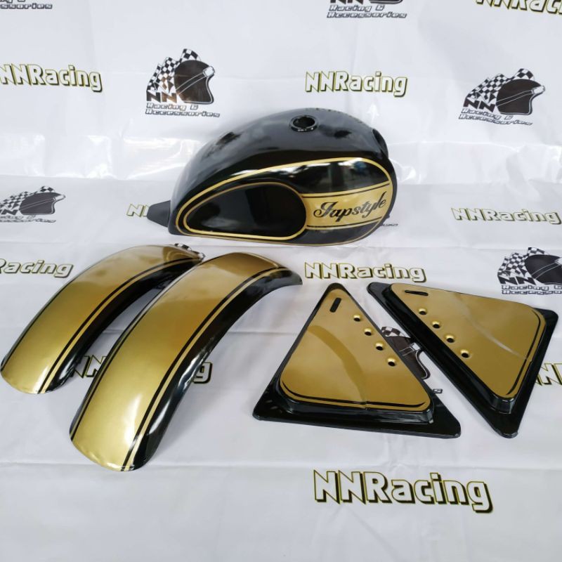Jual Paket Custom Japstyle Triumph Black-Gold | Shopee Indonesia