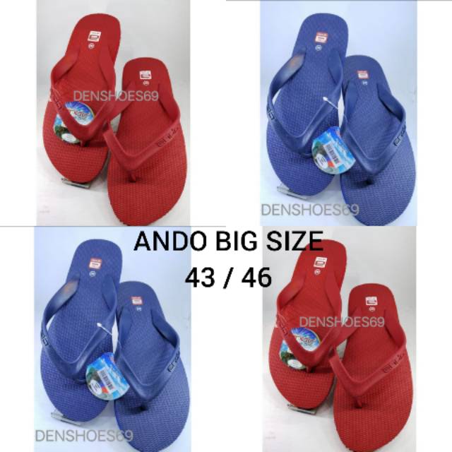 Jual SENDAL ANDO JUMBO UKURAN 43-44 | Shopee Indonesia