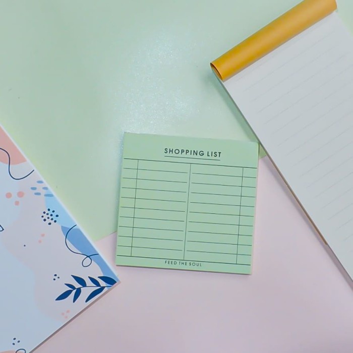 Jual NOTE PAD / MEMO PAD / MINIMALIS - shoping list | Shopee Indonesia