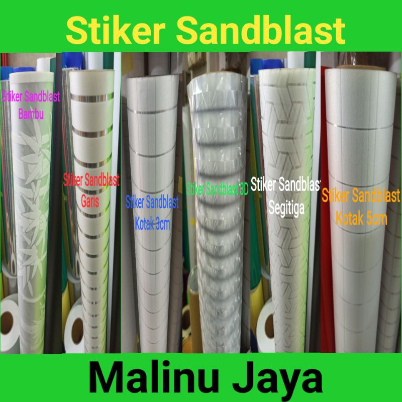 Jual Stiker / Sticker Sandblast 122cm x 100cm | Shopee Indonesia