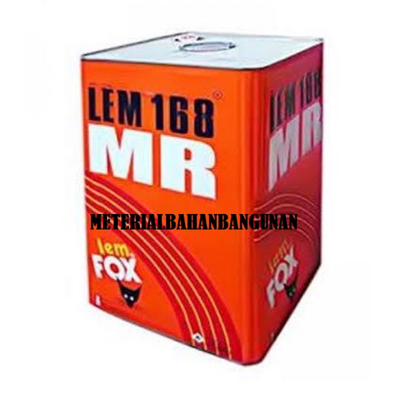Jual Lem Fox Kuning 168 MR 10 kg Lem Kayu Vinyl Perekat Multifungsi 10 ...
