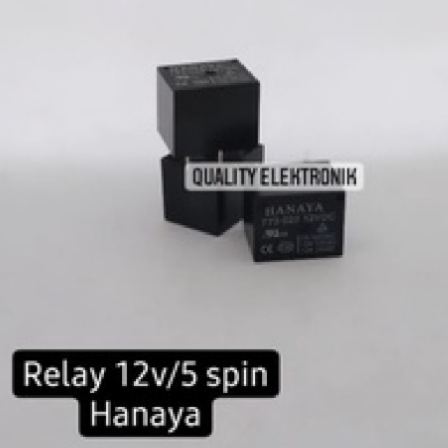 Jual RELAY 12Volt 5 pin HANAYA | Shopee Indonesia