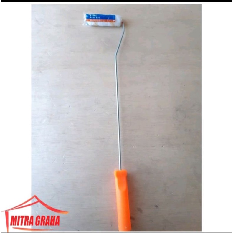 Jual PROMO RRT Kuas Rol Kapal 4" / Kuas Rol Kecil 4" Utk Tembok, Kayu ...