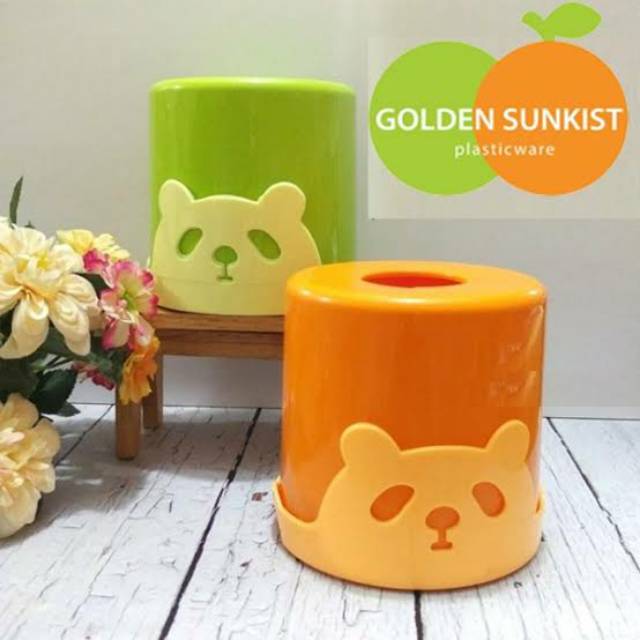 Jual Tempat Tisu Bulat Golden Sunkist (TTB 1043) | Shopee Indonesia