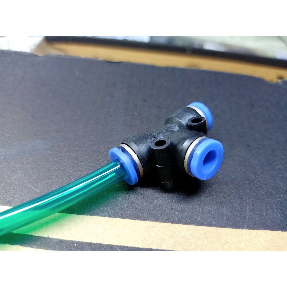 Jual Konektor T 6mm Keni T Sambungan Selang T Airator Selang Co2 ...