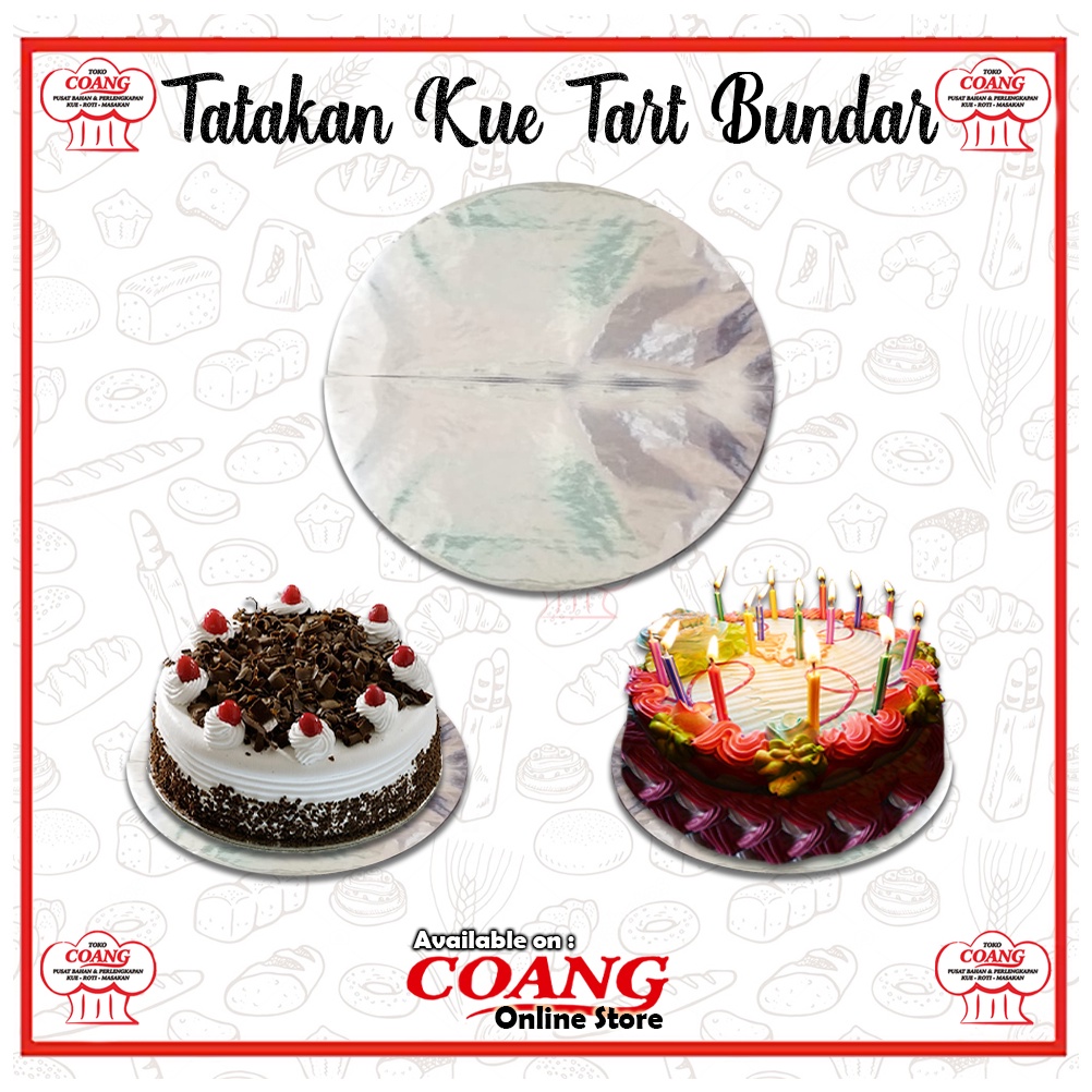 Jual ALAS KARTON BULAT - TATAKAN KUE TART (BAHAN KARTON) | Shopee Indonesia