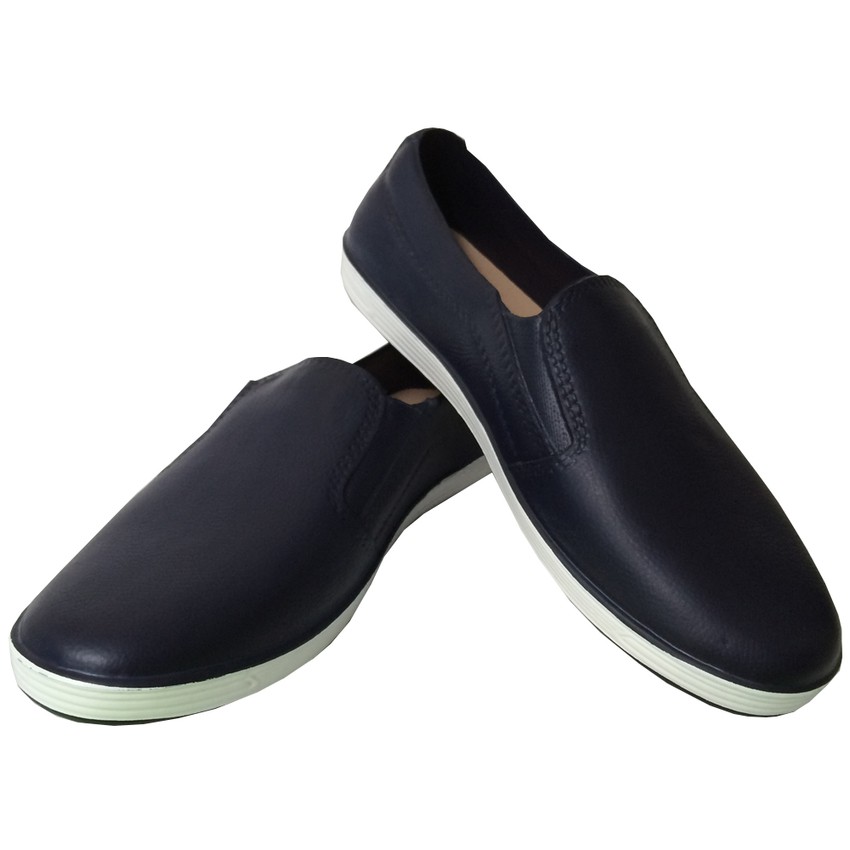 Jual Sepatu Kerja Pria Slip On Karet YMD Anti Air Waterproof Casual ...