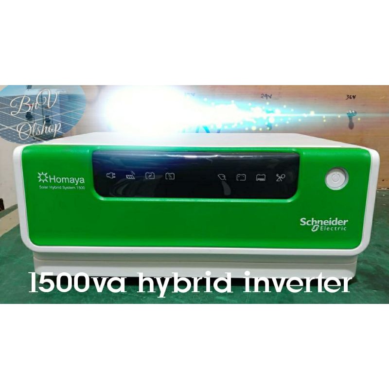 Jual solar hybrid inverter Schneider Homaya 1500va 24v | Shopee Indonesia