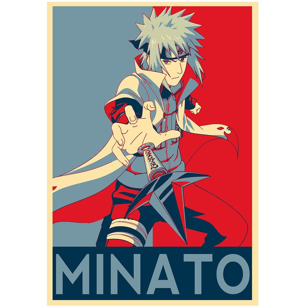 Jual Poster Naruto/Bahan Art Papper / Hobby dan Koleksi Naruto Minato ...