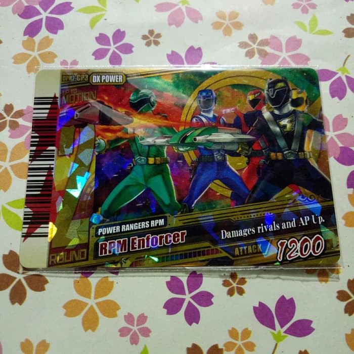 Jual power ranger card battle gold dx power RPM enforcer v2 | Shopee ...