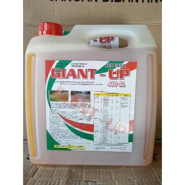 Jual Herbisida Sistemik Giant 480 SL 5 Liter Racun Rumput Mati Sampai ...