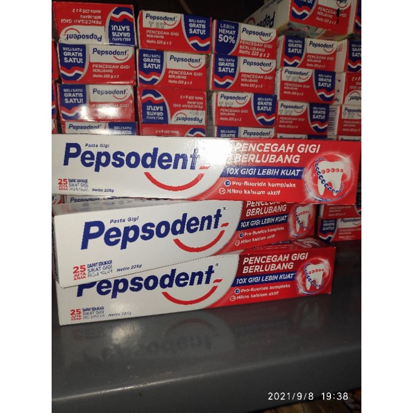 Jual PEPSODENT 225GR ISI 1 PCS & TWINSPACK | Shopee Indonesia