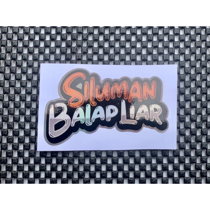 Jual STICKER SILUMAN BALAP LIAR PETAK ASLI | Shopee Indonesia
