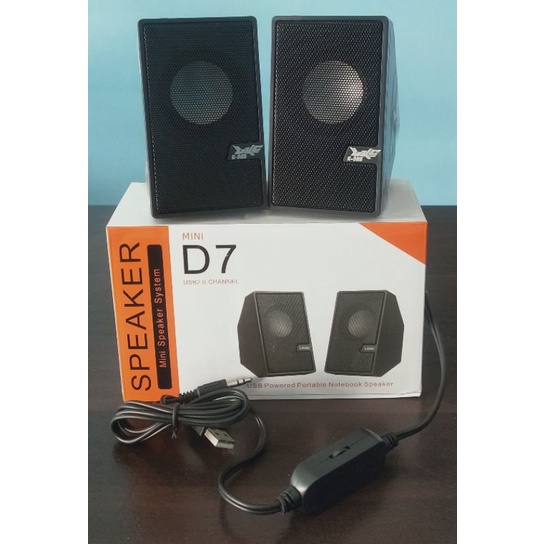 Jual Speaker laptop multimedia bass Speaker D7 surround stereo murah ...