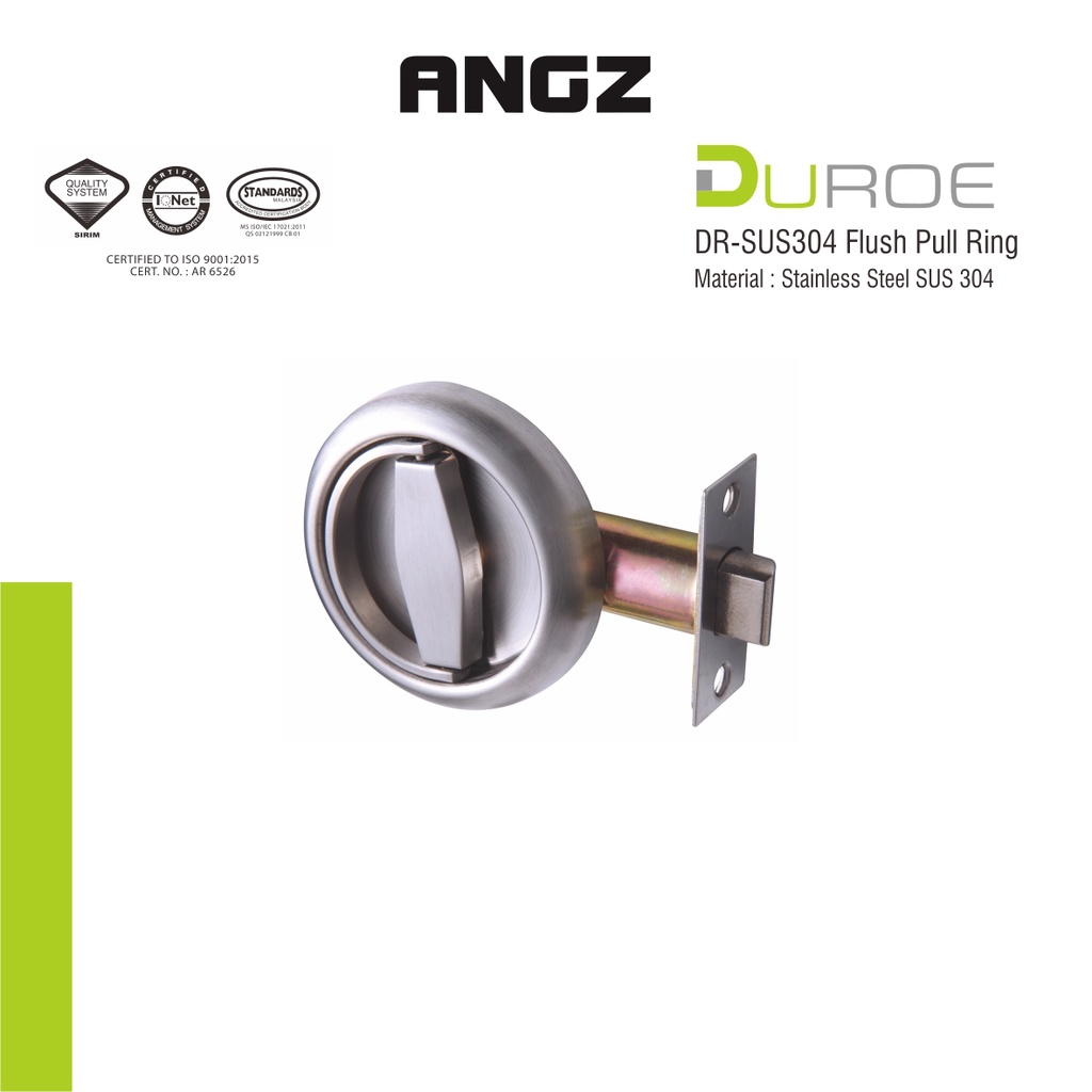 Jual Gagang Pintu Tarik Pintu Kecil Shaft DUROE Flush Pull Ring ...