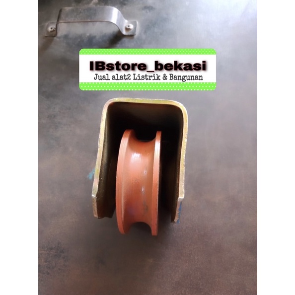 Jual Roda Pagar / Roda Gerbang U ukuran 7 Plat TEBAL | Shopee Indonesia