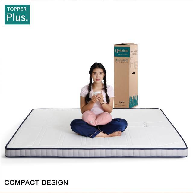 Jual Matras Topper Quantum Original Pelapis Kasur / springbed | Shopee ...