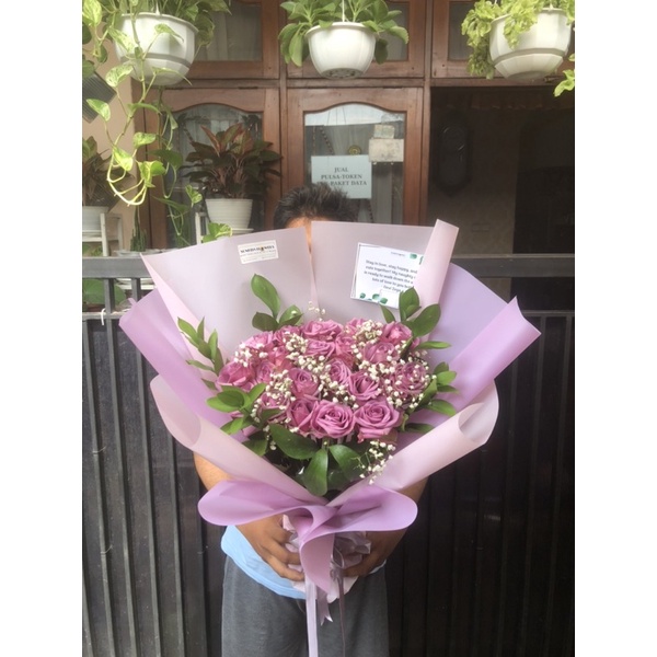 Jual Lilac bouquet ( FRESH FLOWERS ) | Shopee Indonesia