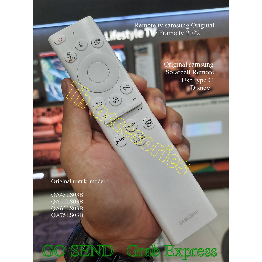 Jual Remote tv samsung The frame 4k solar cell original LS03B Series ...