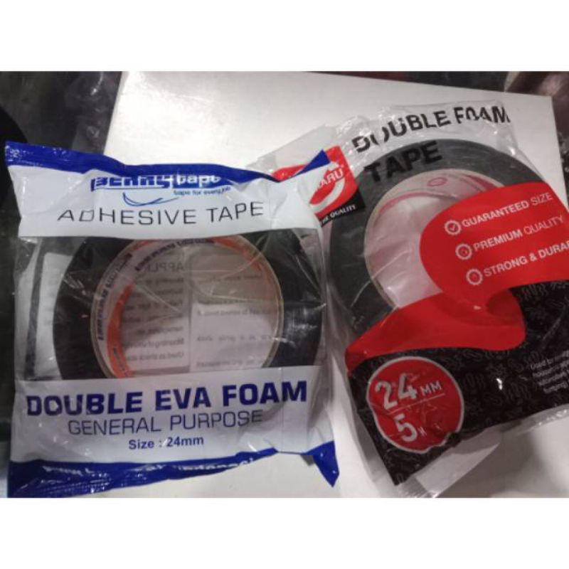 Jual DAIMARU/BERRY DOUBLE TIPE FOAM ISOLASI BOLAK-BALIK SPON 24MM PANJANG 5M | Shopee Indonesia