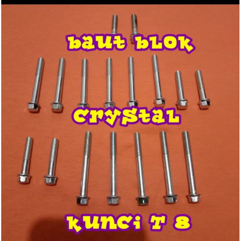Jual Baut Block Mesin Kiri Kanan Crystal | Shopee Indonesia