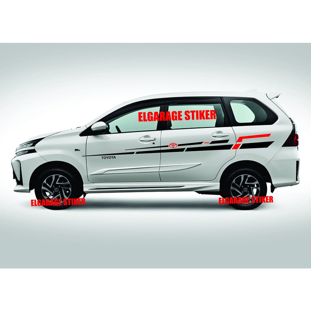 Jual Stiker mobil toyota avanza cutting stiker lis/strip mobil avanza ...
