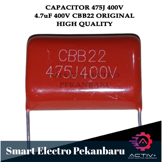 Jual ORIGINAL KAPASITOR 475 400V Capasitor Mesin Las 475J 400V Cbb22 4.7Uf 4.7 UF 475 400 V ...