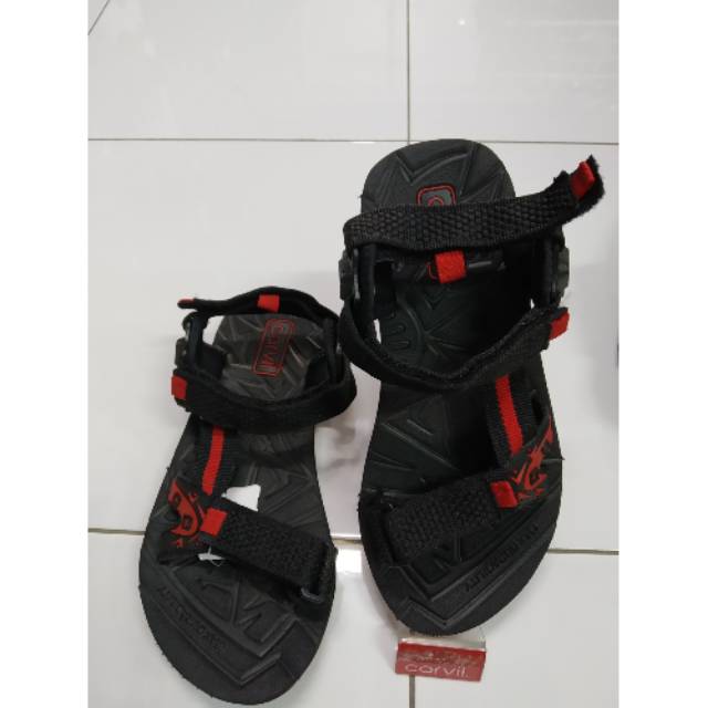 Jual Sendal Carvil Duran - GM Black | Shopee Indonesia