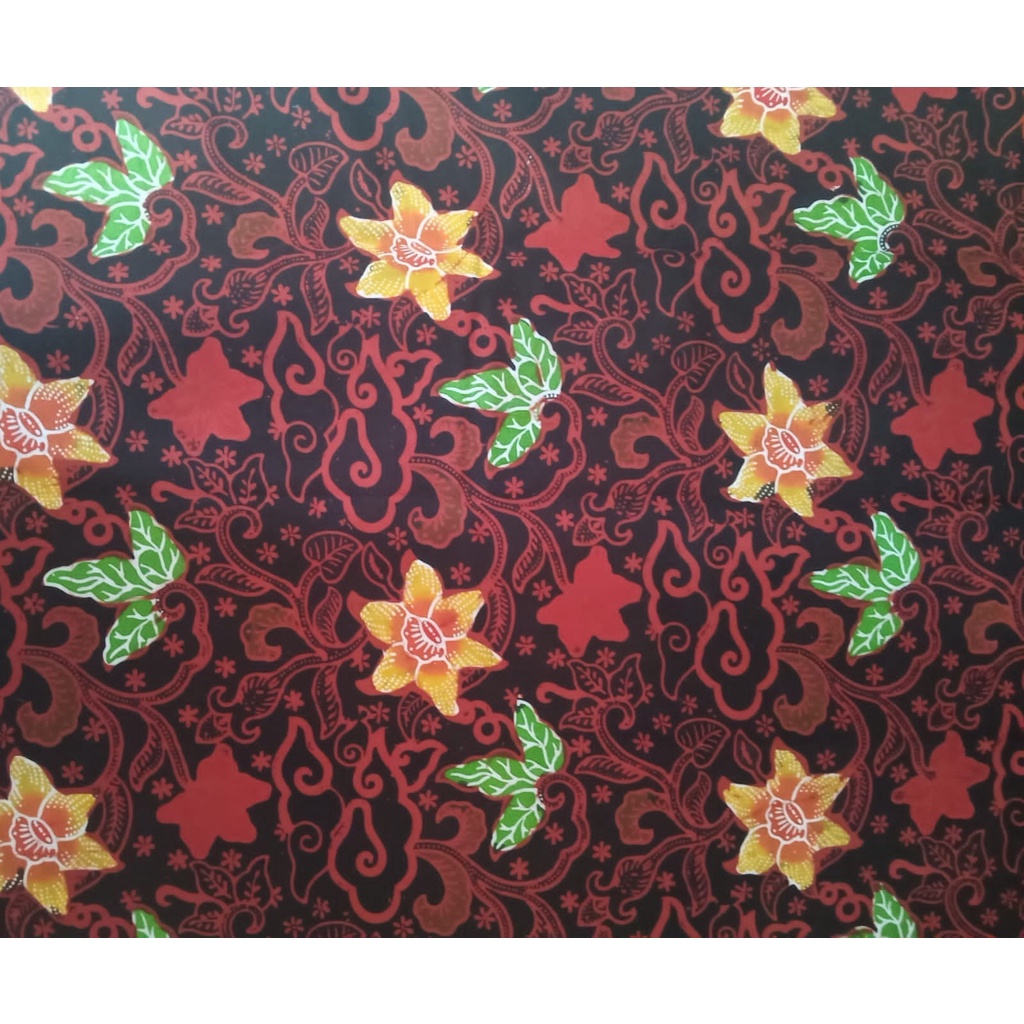 Jual (Bisa COD) Batik Tulis Grobogan Pola/Motif Bunga Jagung Padi Kapas ...