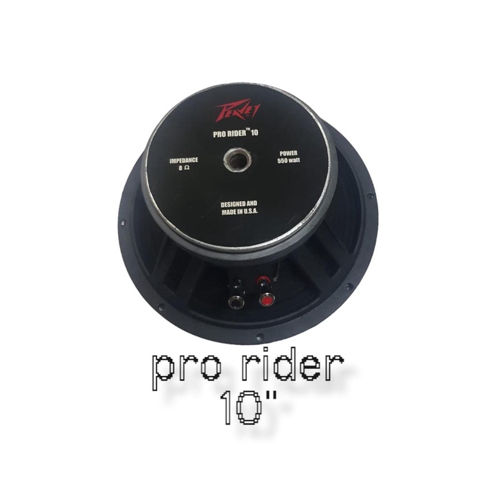 Jual SPEAKER PEAVEY 10 INCH PRO RIDER 600 WATT KOMPONEN Speaker ...
