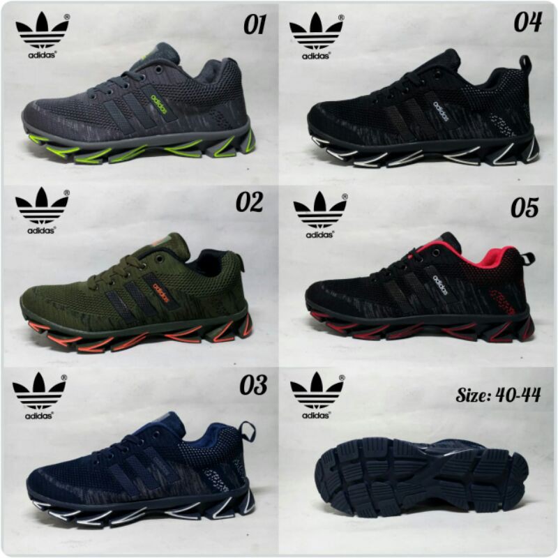Jual sepatu runing merk adidas springblade sepatu runing original ...