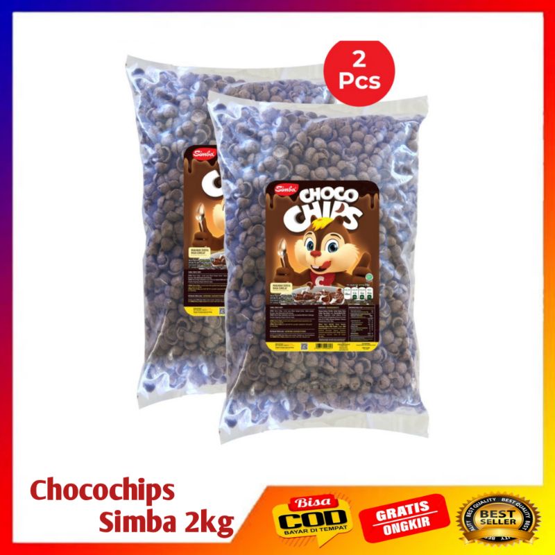 Jual oat choco / chocochips 2kg coklat / granola / sereal / simba choco ...