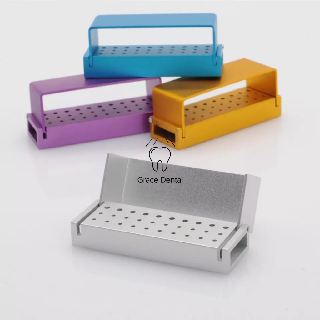 Jual Bur Holder Dental Tempat Kotak Bur Gigi HIgh Low Speed | Shopee ...