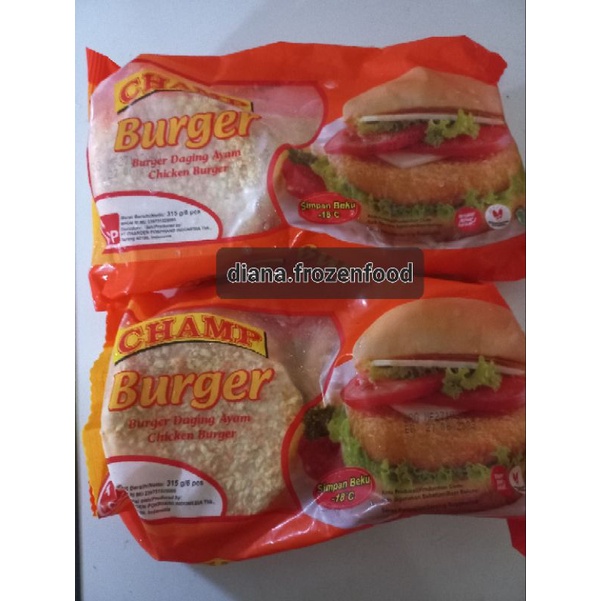 Jual Champ Chicken burger | Shopee Indonesia