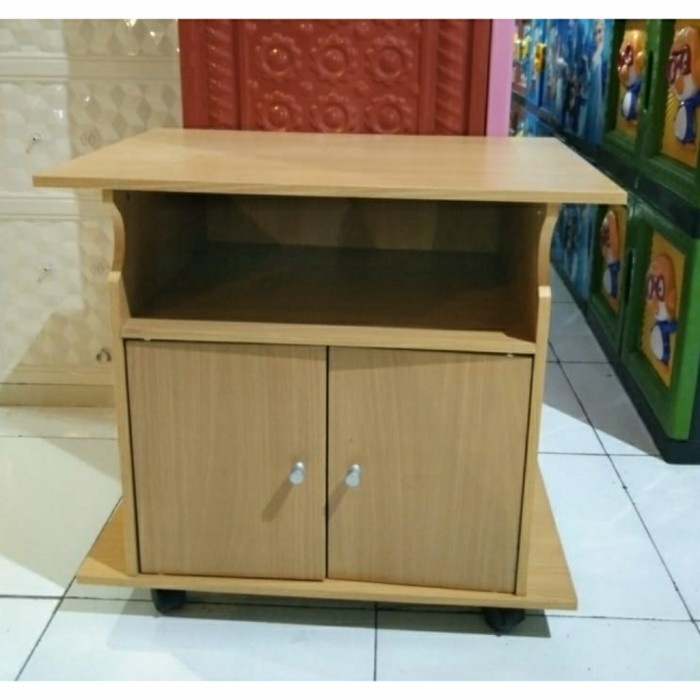 Jual PROMO !! Meja TV kecil + RODA (AVR 50 Violet) | Shopee Indonesia