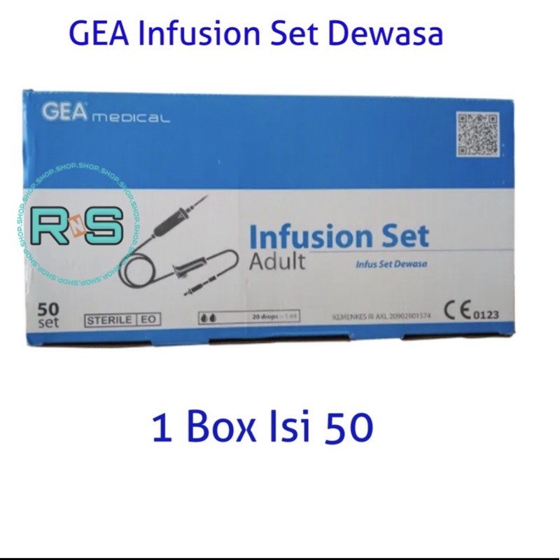 Jual INFUS SET DEWASA 1 BOX ISI 50 PCS | Shopee Indonesia
