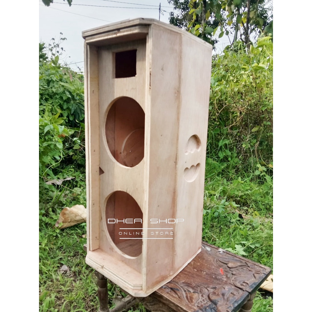Jual Box Speaker SR 8 Inch Double plus Tweter // Box Sidefill 8 Inch ...