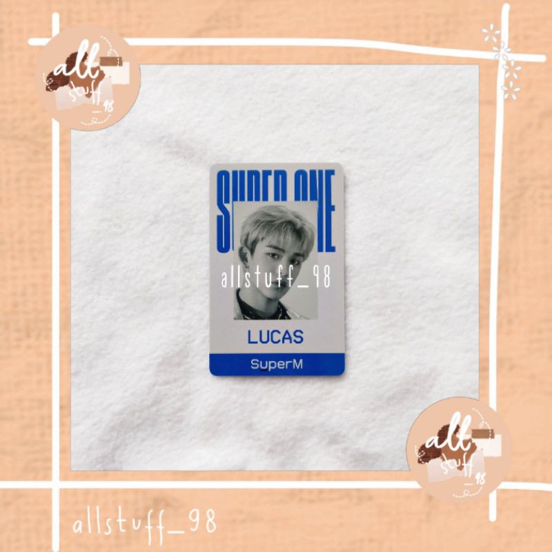 Jual ID Card SuperM Superone Us Lucas ver. | Shopee Indonesia
