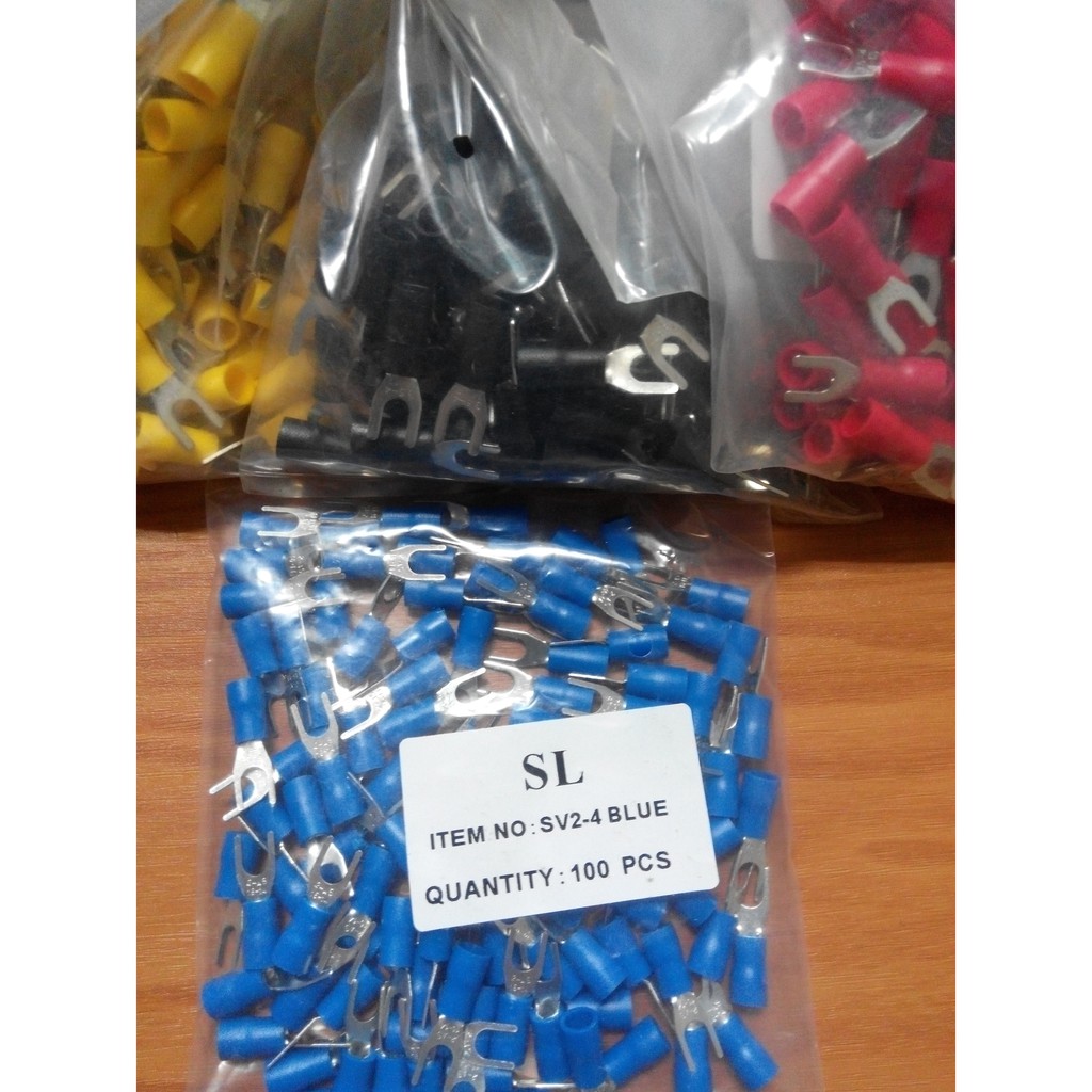 Jual skun Garpu Y 2-4 / scun Fork spade insulated terminal utk kabel 2 ...