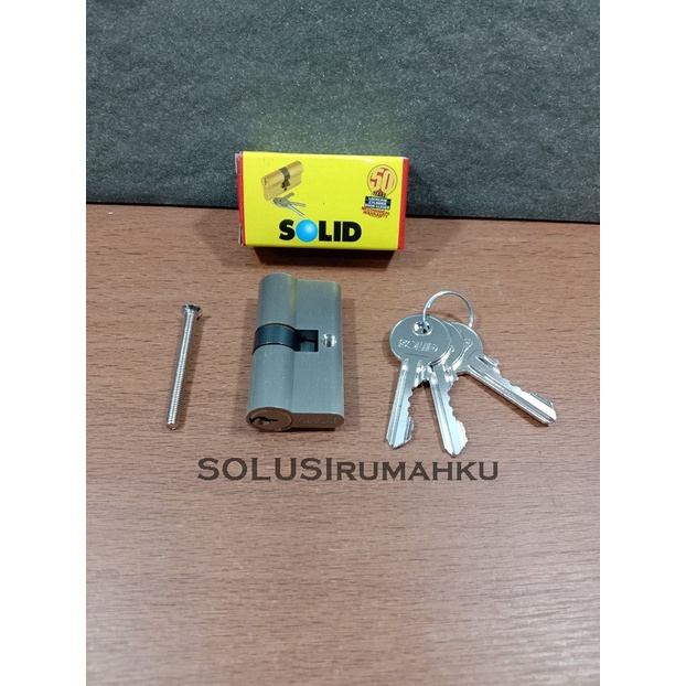 Jual SOLID Silinder Kunci Pintu Besar ( 6 cm ) DC 02-60 / Double ...