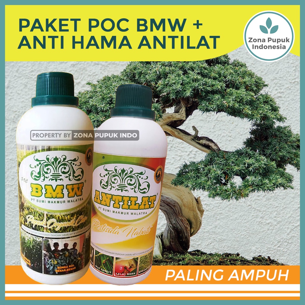 Jual Pupuk Organik Cair POC Penyubur Tanaman Hias Pelebat daun Bonsai & Pestisida Organik Cair ...