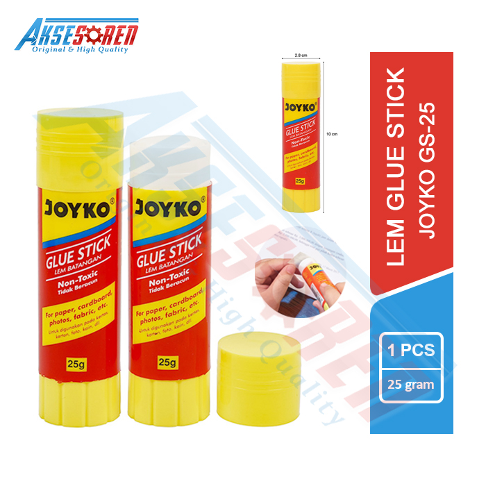 Jual Lem Glue Stick 25 Gram Joyko [GS-25 / 1 Pcs] / Lem Kertas Stik ...