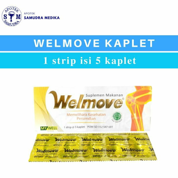 Jual WELMOVE (1 strip 5 kaplet) vitamin perbaikan struktur sendi ...