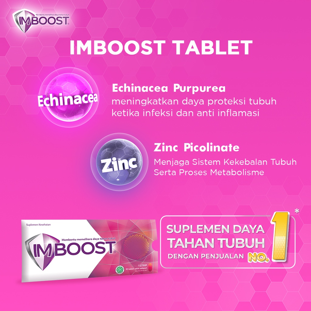 Jual Imboost Suplemen Daya Tahan Tubuh/Terbuat Dari Bahan Herbal 5 ...